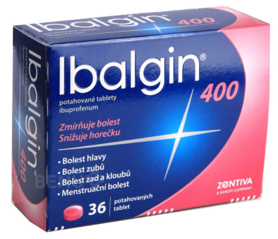 IBALGIN 400 400MG potahované tablety 36 - Lékárna Damona